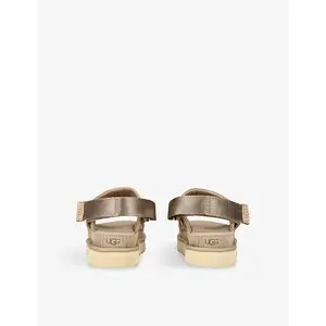 UGG Branded Suede Goldenstar Glide Sandals