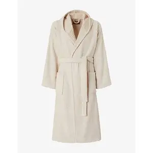 Missoni Chalk Zigzag-pattern Cotton-terry Bathrobe - Natural
