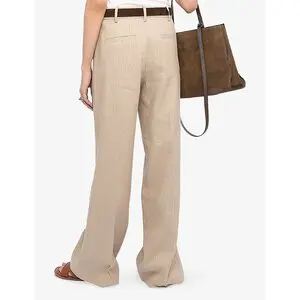 Zadig&Voltaire Panol Wide-leg Striped Trousers