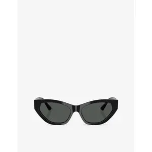 JIMMY CHOO Acetate Cat Eye Sunglasses - Black