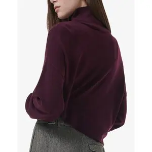LEEM Knotted-hem Wool-blend Jumper
