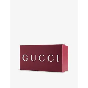 Gucci Horsebit Square-toe Leather Ballerina Pumps