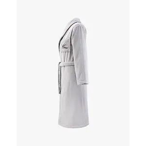 Lacoste Logo-embroidered Cotton-terry Bathrobe
