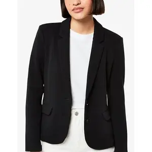 Whistles Single-breasted Slim-fit Cotton Jacket