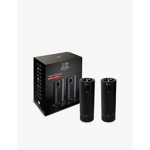 PEUGEOT Night Electric Steel, Aluminum And Plastic Mills Duo Set 19.3cm - Black