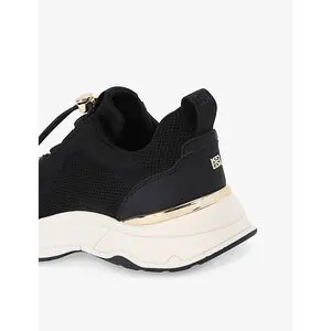 Kurt Geiger Fabric Low-top Trainers With Toggle Detail - Black
