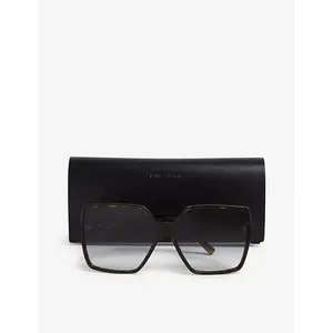 Saint Laurent Betty Square Frame Sunglasses