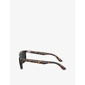 Ray-ban Rb2222 Tortoiseshell Acetate Square Frame Sunglasses