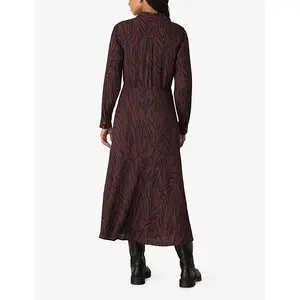 Whistles Zebra-print Shirt Dress