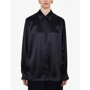 JOSEPH Long-sleeved Satin Blouse