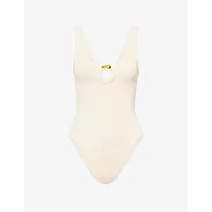 Hunza G Celine Scoop-neck Swimsuit - Blush