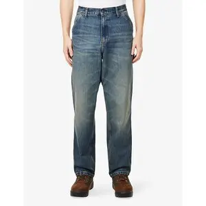 Carhartt Work In Progress Single Knee Straight-leg Denim Trousers