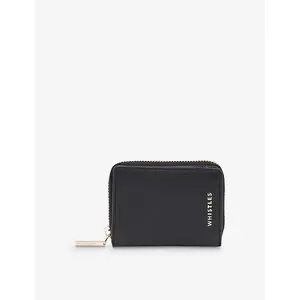 Whistles Koa Branded Leather Purse - Black