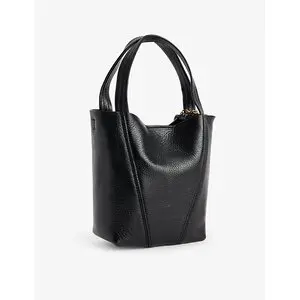 Chloé Spin Small Leather Tote Bag - Black