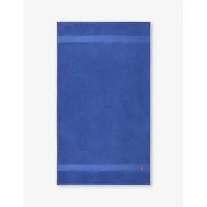Ralph Lauren Polo Player-embroidered Cotton 160cm X 90cm - Iris Blue