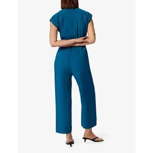 Whistles Relaxed-fit Woven Jumpsuit