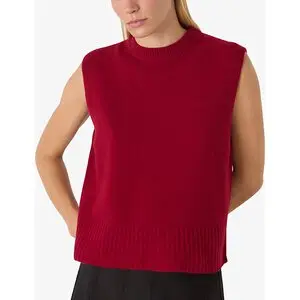 Whistles Regular-fit Wool Vest - Red