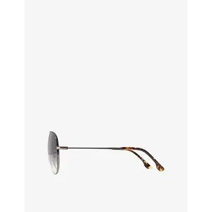 Victoria Beckham Pilot Metal Sunglasses - Black