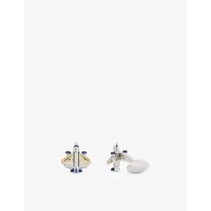 Paul Smith Aeroplane Copper And Zinc Cufflinks