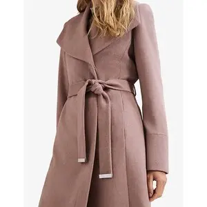 PHASE EIGHT Nicci Belted Wool-blend Coat