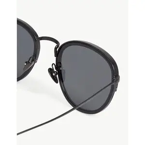 Giorgio Armani Round-frame Sunglasses - Black