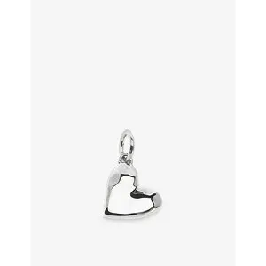 Monica Vinader Heart Sterling- Pendant Charm - Silver