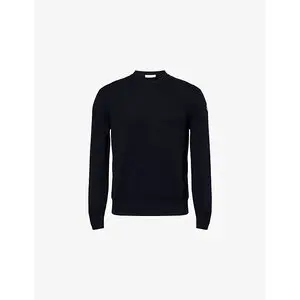 Moncler Crew-neck Knitted Cotton Jumper