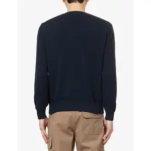 Moncler Crew-neck Knitted Cotton Jumper