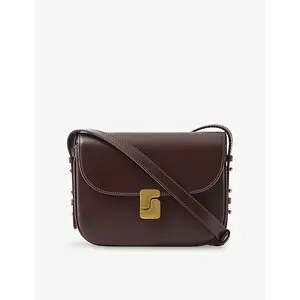 Soeur Bellissima Mini Leather Cross Body Bag - Chocolat
