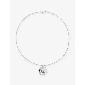 Monica Vinader Taurus Zodiac Sterling- Pendant Necklace - Silver