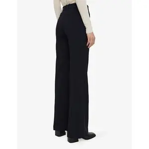 JOSEPH Stretch-wool Soft-flare Trousers