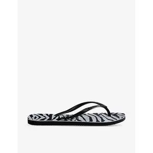 Havaianas Slim Zebra-print Rubber Flip-flops