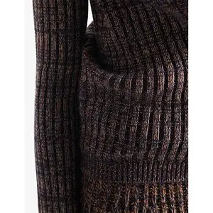 Prada Two-tone Wool Cardigan