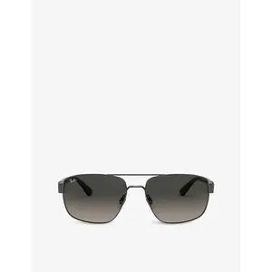 Ray-ban Aviator Metal Sunglasses - Grey
