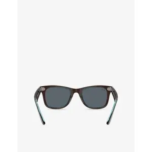 Ray-ban Wayfarer Rectangle-frame Sunglasses - Brown