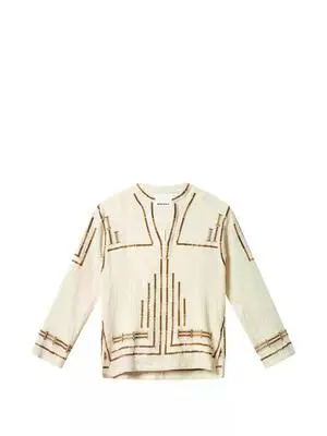 MARANT V-neck Long-sleeve T-shirt