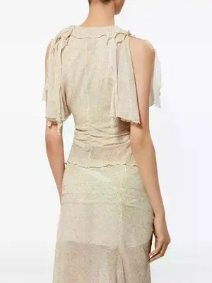 Isabel Marant Étoile Thanais Ruffled Blouse - Neutrals