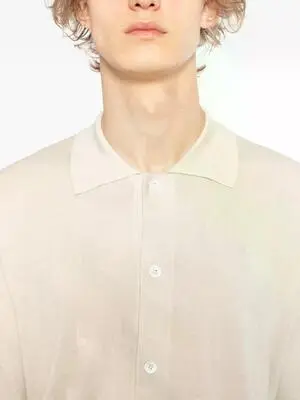 Barena Venezia Buttoned Knit Shirt - Neutrals