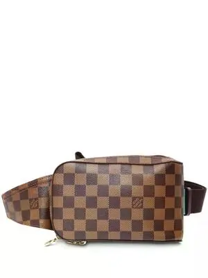LOUIS VUITTON 2004 Geronimos Damier Ebene Shoulder Bag
