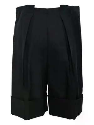 ENFOLD Pleat-detailed Bermuda Shorts