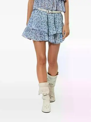 MARANT ETOILE Jocadia Floral-Print Mini Shorts