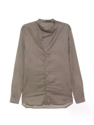 Rick Owens High Neck Island Shirt
