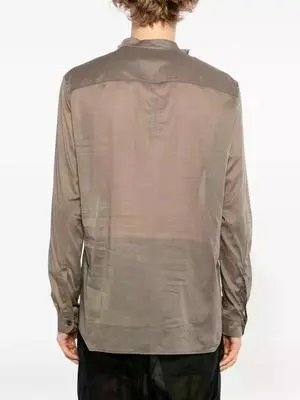 Rick Owens High Neck Island Shirt