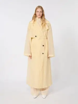 Max Mara Technical Fabric Trench Coat