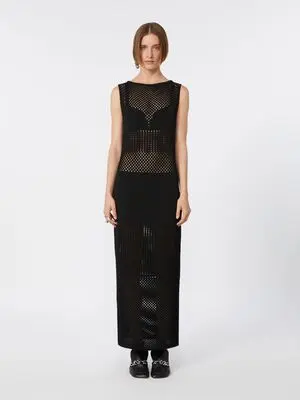 Max Mara Long Stretch Viscose Dress
