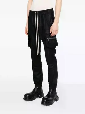 Rick Owens Mastodon Megacargo Leather Trousers