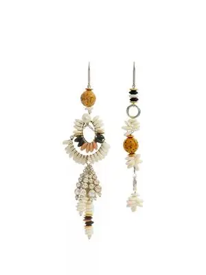 Isabel Marant Étoile Lyna Asymmetrical Earrings - Silver
