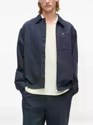 Karl Lagerfeld Linen Jacket With Pocket