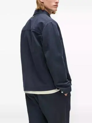 Karl Lagerfeld Linen Jacket With Pocket