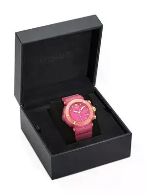 Versace V-real Active Chrono 45mm Watch - Pink
